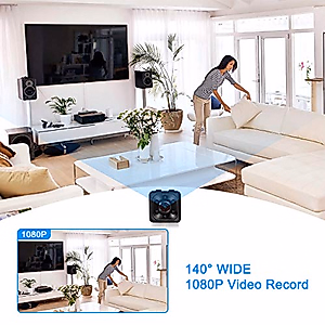 Mini Spy Camera, 1080P HD Mini Spy Camera with Audio and Video Recording, Night Vision, Motion Detective - No Wi-Fi Need