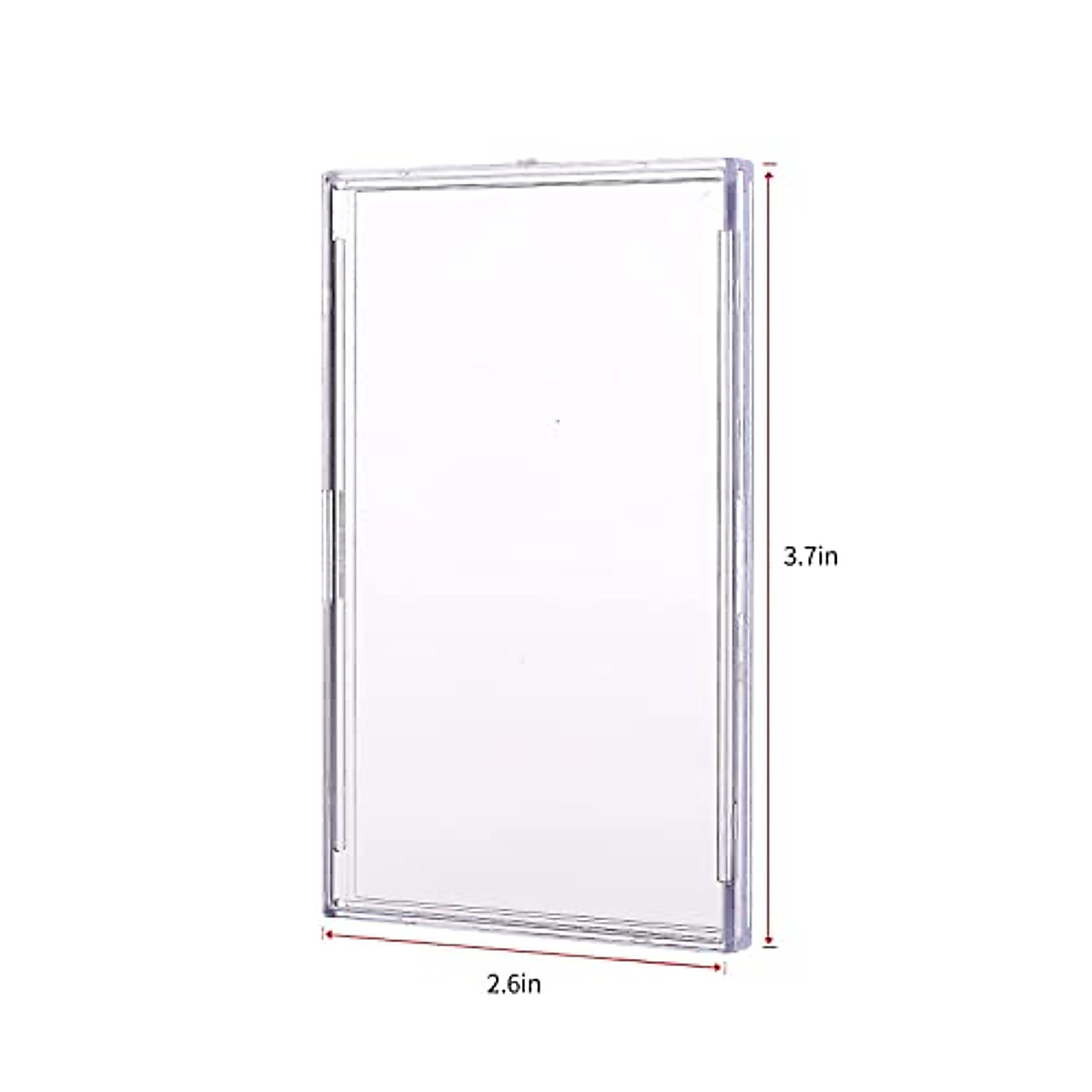 UTCTBC Trading Card Sleeves Top Loaders 20 pcs Hard Acrylic Card Protector Clear Card Brick + 5 Display Stand Fit for Standard Sports Cards,Baseball Card Holder Cases Collectibles