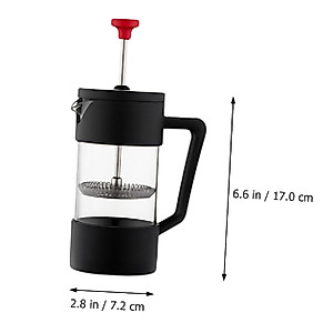 SECFOU French Coffee Press Teapot for Coffee Camping Coffee Pot Concentrated Coffee Camping Coffee Makers Espresso Pitcher Espresso Ground Espresso Coffee 304 Stainless Steel