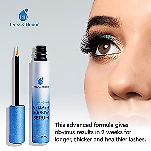 Natural Eyelash Growth Serum and Brow Enhancer to Grow Thicker, Longer Lashes for Long, Luscious Lashes and Eyebrows (Eyelash Growth Serum [3mL])