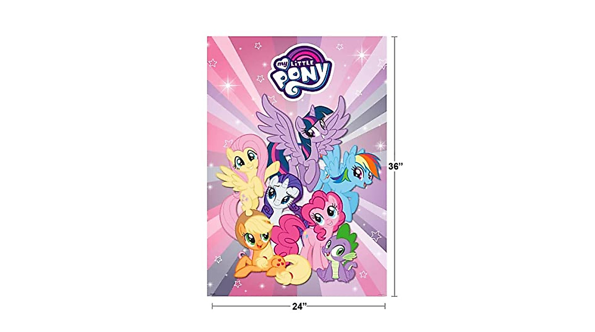 My Little Pony Poster 24x36 - Vibrant Kids Room Wall Art