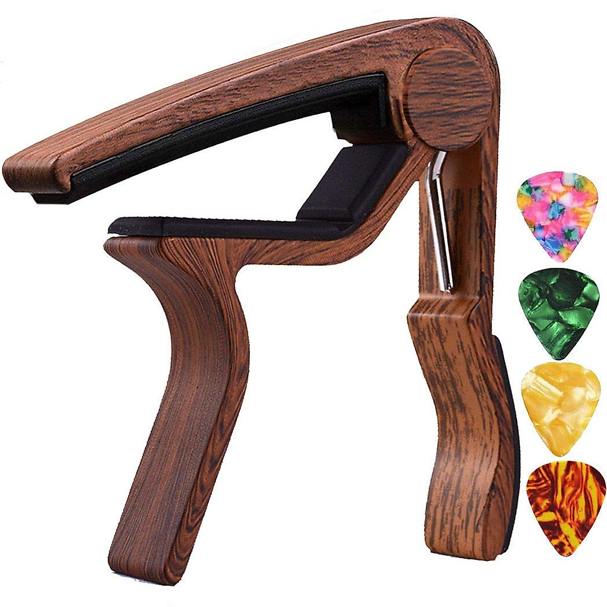 Capo,Sound harbor Guitar Capo Professional Quick-Change Capo for Acoustic Electric Guitar,Ukulele,Mandolin,Banjo