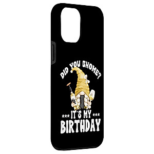iPhone 13 Pro Max Funny White Wine Birthday Gnome For Moms And Wine Grandma Case