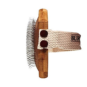 Burt's Bees for Pets Palm Slicker Brush, Recycled Bamboo Dog Brushes, Dog Brush, Dog Hair Brush, Burts Bees Pet Bush, Puppy Brush, Pet Hair Brush, Pet Comb, Dog Grooming Tools, Grooming Brush
