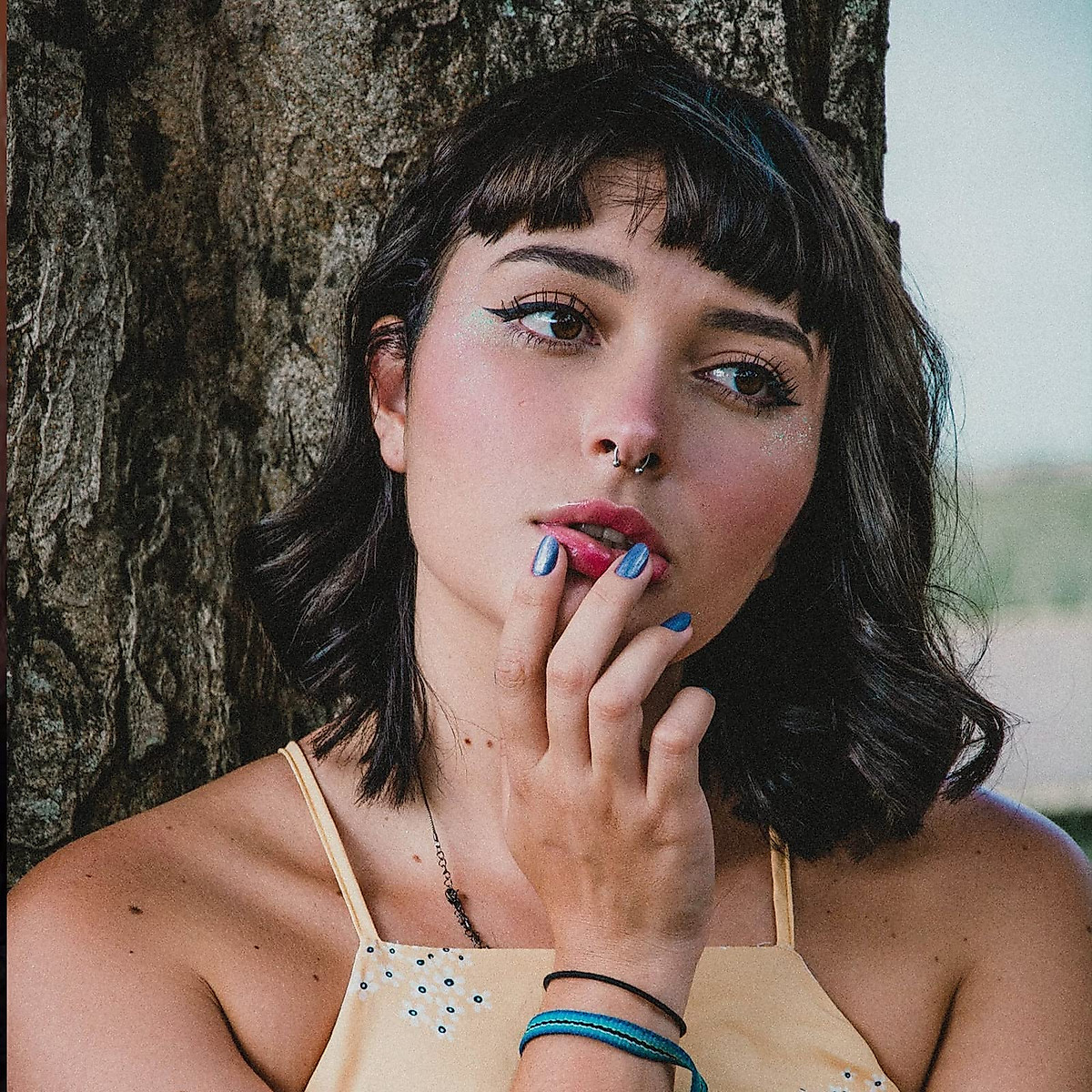 6 Pieces Nose Rings Fake Nose Ring Magnetic Septum Fake Nose Ring Fake Nose Ring Hoop Stainless Steel Inlaid Jewelry Horseshoe Faux Clip Nose Ring on Non-Pierced Nose Ring for Women Men