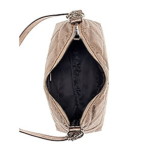 GUESS Factory Women's Hoboken Metallic Zip-Top Crossbody