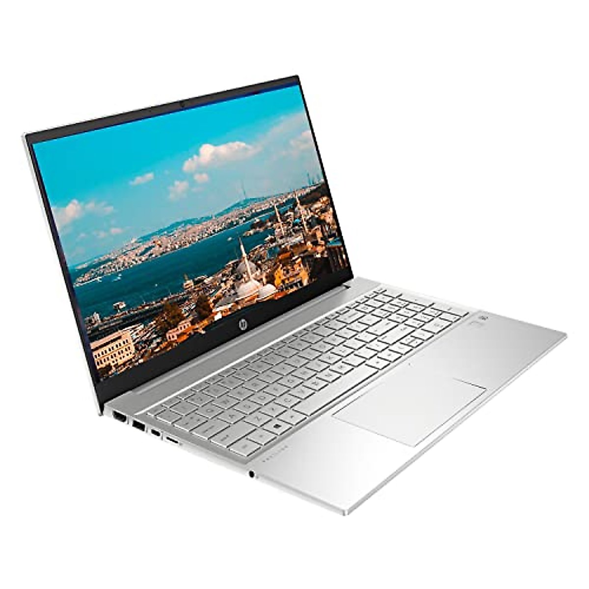 [Windows 11 Home] Newest HP Pavilion Laptop, 15.6" Full HD Display, AMD Ryzen 7 5700U Processor, Backlit Keyboard, Wi-Fi 6, Bluetooth, HDMI, USB Type-C, Silver (32GB RAM | 1TB SSD)