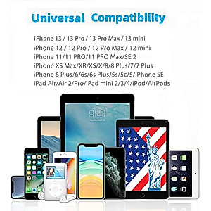 Wahbite Lightning to 3.5mm Audio Cable Compatible with iPhone 13/12/11/XR/XS/X/8/7/6 Plus/SE 2, iPad