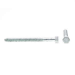 Prime-Line 9057170 Hex Lag Screws, 1/2 In. X 6 In., A307 Grade A Hot Dip Galvanized Steel (25 Pack)
