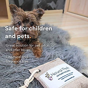 Natural Peek Bamboo Charcoal Air Purifying Bag – Natural Odor Eliminator and Moisture Absorber for Home and Car - Breathe Fresh air, Chemical Free and Fragrance Free Purifier (4x200g)