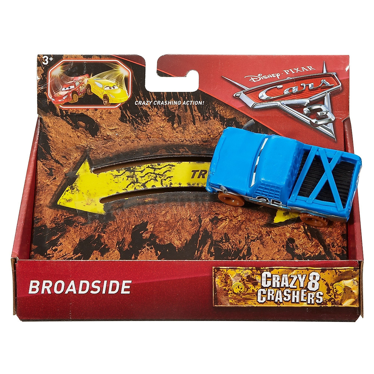 Disney Cars 3 Crazy 8 Crashers Broadside Vehicle (1:55 Scale)