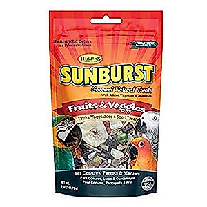 Higgins Sunburst Fruits & Veggies Gourmet Treats For Conures, Parrots & Macaws