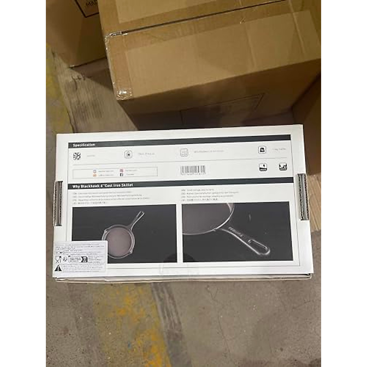 Fire-Maple Blackhawk 6" Cast Iron Skillet - Non-Stick Frying Pan with Even Heat Distribution for Bushcraft,Camping and Home Uses- Portable, Easy Storage - 600ml Capacity