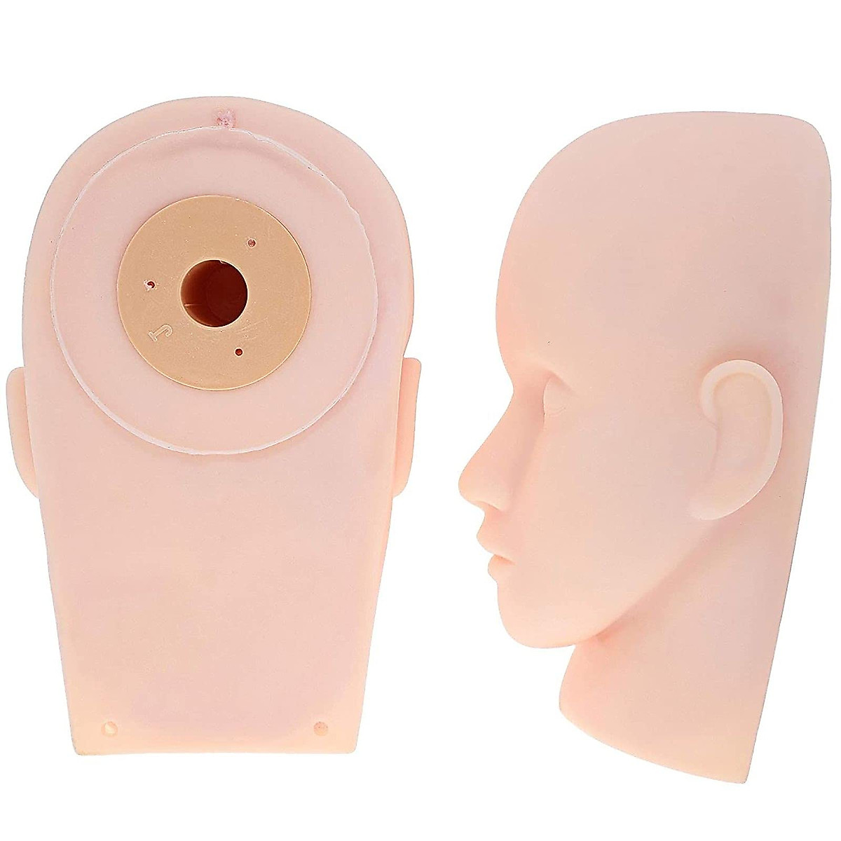 Bright Creations Silicone Mannequin Makeup Practice Head (2 Pack)