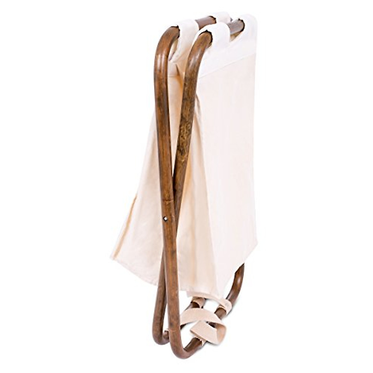 BIRDROCK HOME Single Rattan Laundry Hamper - Machine Washable Canvas Lining - Lightweight and Foldable - Removable Bag - Organizer