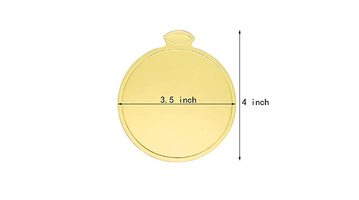 100 Pcs Mini Golden Cake Boards - Perfect for Desserts