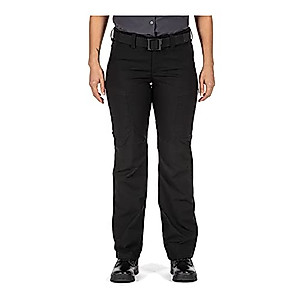 5.11 Tactical Women's Apex Pants, Regular Fit, Gusseted, Style 64446, Black, Women's 6 Regular