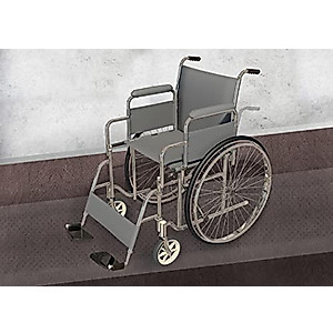 Home Must Haves Clear Vinyl Plastic Premium Deluxe PVC Ribbed Pattern Floor Runner Protector for Carpet (27" Wide)