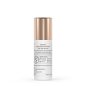 Cetaphil Hydrating Eye Gel Serum, 0.5 Oz - Reduces Dark Circles & Wrinkles, 24Hr Under Eye Cream, Retinol Alternative Peptide for Sensitive Skin