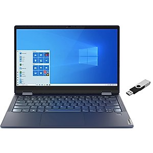 2022 LENOVO Yoga 6 2-in-1 Laptop 13.3 inch FHD Touchscreen AMD Ryzen 5 4650U Radeon Graphics 8GB DDR4 256GB NVMe SSD Win Wi-Fi 5 Windows 11 Pro Fingerprint Backlit Keyboard w/ 32GB USB