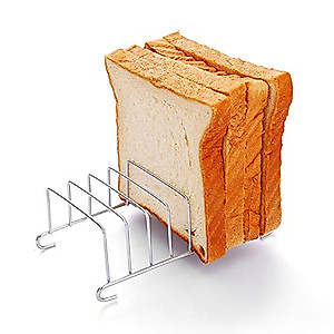 Air Fryer Rack Air Fryer Accessories 6'' Set of 3 Multipurpose Double Layer Rack with Skewer Round Cooking Rack Toast Rack Fits Most 2.5QT or Above Air Fryer