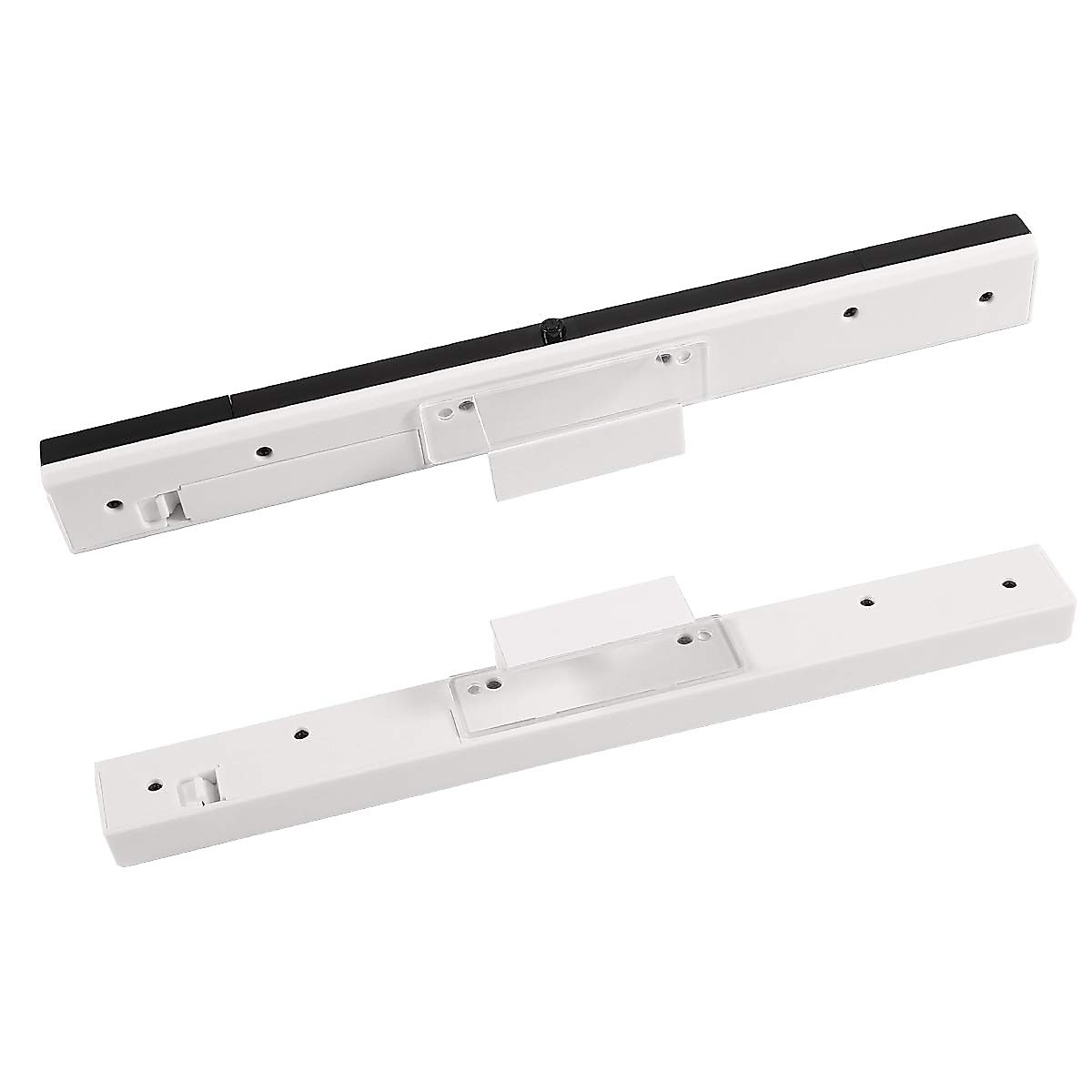 Aokin Sensor Bar for Wii, Replacement Wireless Infrared Ray Sensor Bar for Nintendo Wii and Wii U Console, Includes Clear Stand, White