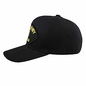 VetFriends.com US Army Official Licensed Premium Quality Veteran Hat with Embroidered Eagle Crest Patch| Army Vet Gift Military Army Baseball Cap