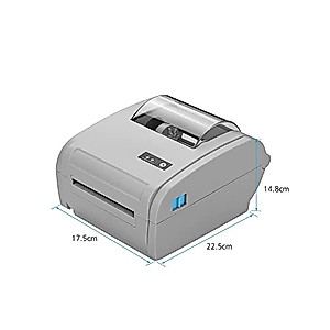 LIUYUNQI Multifunction Desktop 110mm Thermal Paper Printer Barcode Label Printer USB BT Communication Interface Label Printer