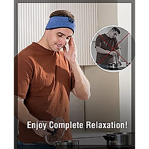 Fulext Sleep Headphones,Headband Headphones 10Hrs Bluetooth Headband with Cozy Earbuds Comfortable Sleeping Headphones for Side Sleepers, Sleep & Lounge Gift Idea for Women Men