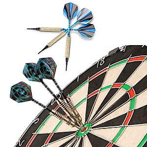 30 Pcs Dart Shafts for Steel Tip Medium 2BA Thread Aluminium Alloy Dart Stems 50 mm 53 mm with Rubber Rings Replacement Harrows Dart Accessories and Flights(Classic Style,Multi Colors)