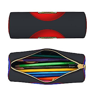 Haitian Flag Pencil Pen Case Pencil Case Cosmetic Bag Makeup Pouch For Office School