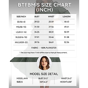 BTFBM Women Casual Long Sleeve Dress Fall Dresses 2025 Solid Color Relaxed Fit Smocked Tiered Flowy Boho Long Dresses(Solid Army Green,Large)