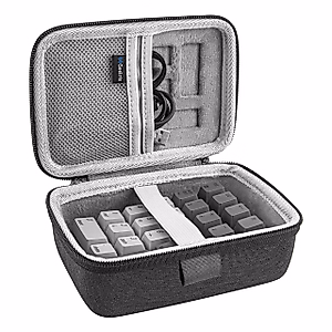 Geekria Numeric Keypad Case, Portable Number Pad Travel Case for 18-23 Keys Mechanical Numpad, Compatible with Motospeed Macro Mechanical Numeric Keypad, Qisan Mechanical Numeric Keypad