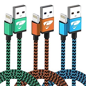 Aioneus iPhone Charger 10 ft Fast Charging, 3Pack Apple Certified Lightning Cable 10 Feet, Long iPhone Charging Cord for iPhone 14 13 12 11 Pro Max XR XS 8 7Plus 10Foot