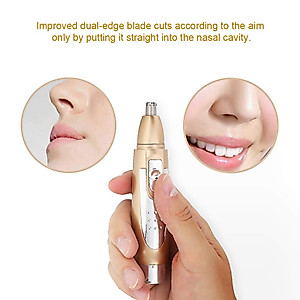 Silent Washable Nose Hair Trimmer, Nose Ear Trimmer, for Shaving Man Personal Care Supply Mini Hair Cutter