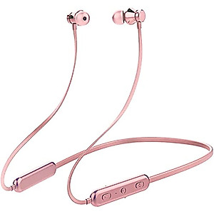 Mubiao Bluetooth Headphones Neckband 20Hrs Playtime V5.0 Wireless Headset Sport Noise Cancelling Earbuds w/Mic for Gym Running Compatible with iPhone Samsung Android