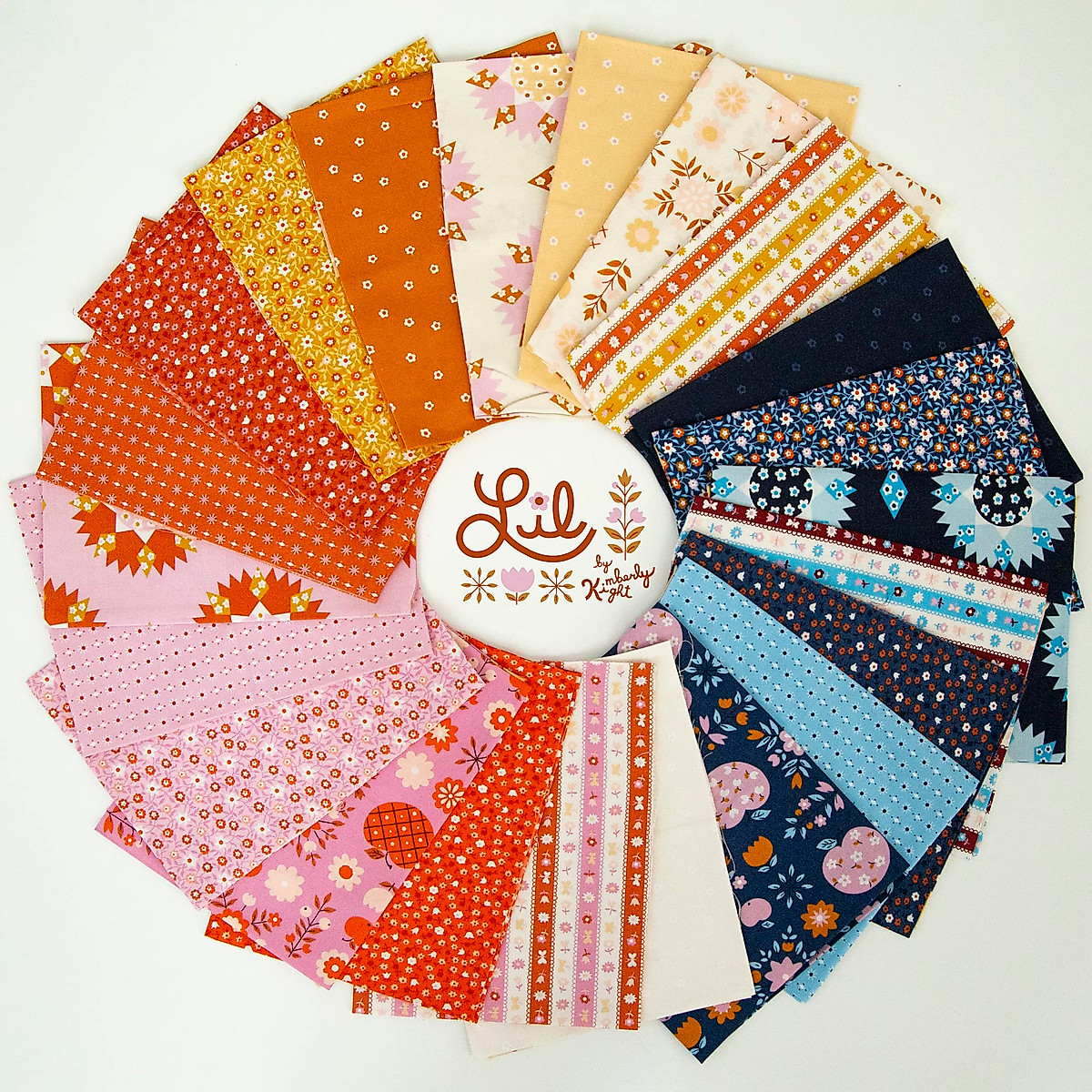 Lil Jelly Roll (40 Pieces) by Kimberly Kight for Ruby Star Society + Moda 2.5 x 44 inches (6.35 cm x 111.76 cm) Fabric Strips