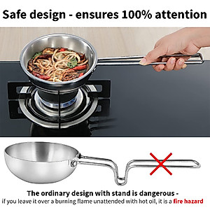 HAWKINS 2.5 Cup Tadka Pan, 600ml Triply Stainless Steel Pan, Silver (STP25)