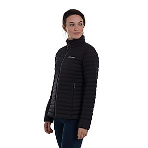 Berghaus Women's Standard Puffer Insulated Jacket Water Repellent Nula, Non-Hooded Jet Black