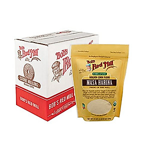 Bob's Red Mill Organic Masa Harina Corn Flour, 24-ounce (Pack of 4)