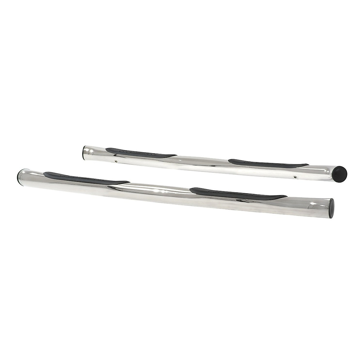 ARIES 201005-2 3-Inch Round Polished Stainless Steel Nerf Bars, No-Drill, Select Jeep Liberty
