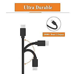 6Ft+9Ft Fast USB-C Charging Cords for Samsung Galaxy Tab A7 10.4"/ A7 Lite 8.7"/ A8 10.5"/S8/S7/S6/S6 Lite/S5e/S4, Tab A 10.1" 2019/8.0" 2017;SM-X700/X200/ SM-T500/220/380/510/610/307 Charger Cables