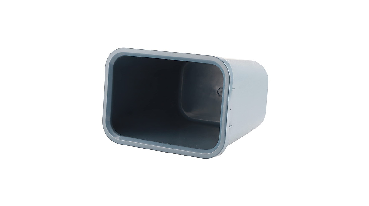 8L Rectangular Plastic Waste Bin for Home & Office