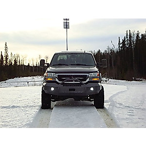Iron Cross Automotive 22-315-03 Heavy Duty Front Bumper with Push Bar for 2003 to 2006 GMC Sierra 1500