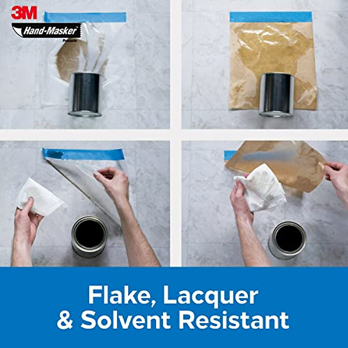 3M Hand masker Painters Plastic Plus MFB-12, 12 ft x 400 ft x .31 mil(3,65 m x 121 m x .00787 mm)