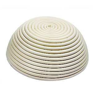 2pcs 7" Banneton Proofing Basket Round Bread Brotform with Liner Eco-Friendly Natural Rattan for Professional & Home Bakers