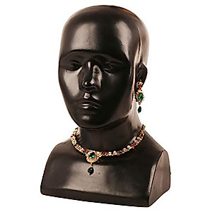 Touchstone Indian jewelry sets for women necklace set red green wedding artificial jewellery kundan gold earrings choker temple costume bollywood traditional sangeet necklaces in antique gold tone