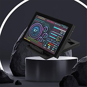 Computer Temperature Monitor, 5in USB Mini Screen, PC Sensor Panel Dynamic Display, AIDA64 CPU GPU Data Monitor, for Raspberry Linux