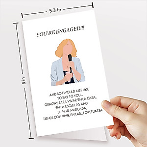 Funny Engagement Card, Hilarious Bridesmaids Movie Engagement Card, Engagement Party Card