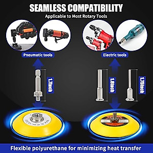 133 PCS Sanding Disc Drill Polishing Kit Sanding Attachment, 3 Inch Wet Dry Headlight Restoration Kit, Hook and Loop Sandpaper Buffing Pads with Rotary Tools for Car Wood Metal Glass Resin Expoxy